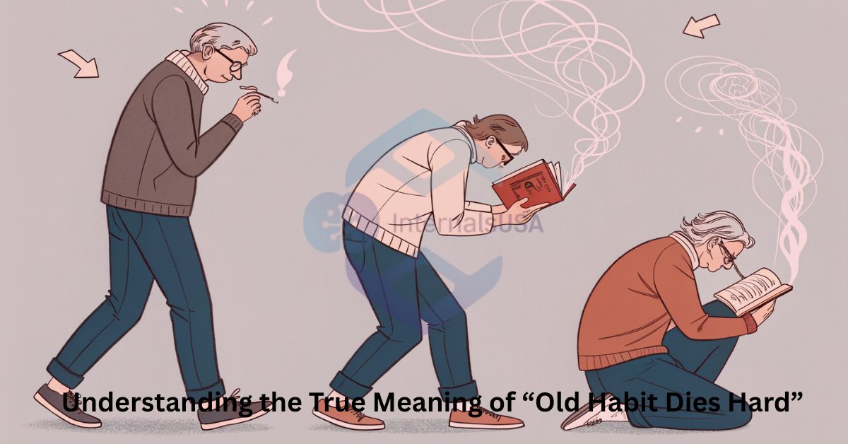 old habit dies hard